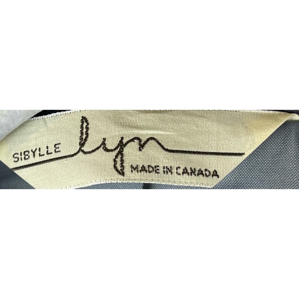 1980 Sibylle Lyn Canada Womens Asymmetrical Leather J… - Gem